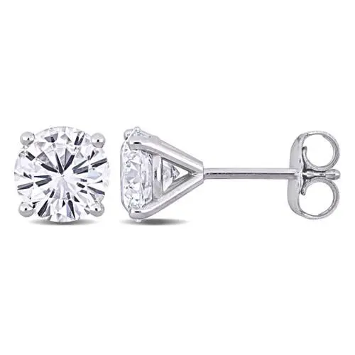 JULIANNA B. 2 Ctw Lab-grown Diamond Stud Earrings - White Gold