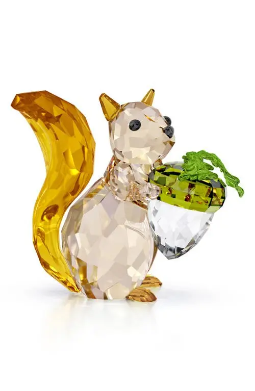 SWAROVSKI Idyllia Squirrel & Acorn - Multicolored