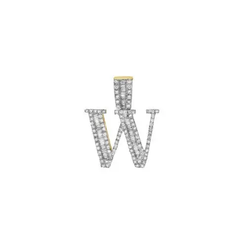 LUVMYJEWELRY W Initial Diamond Pendant