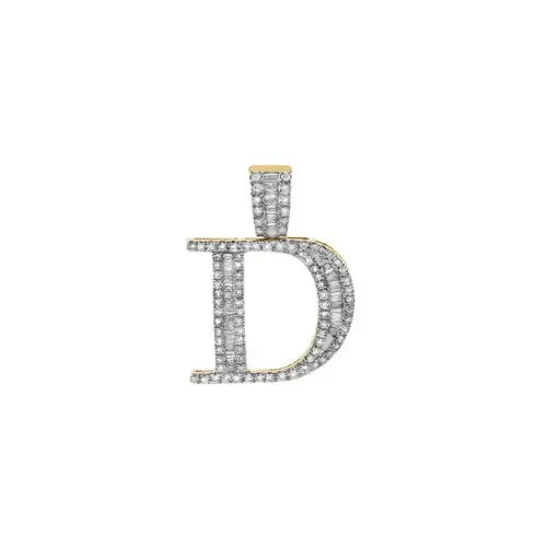LUVMYJEWELRY D Initial Diamond Pendant