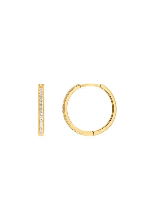 KARMA AND LUCK Sparkling Soul Hoop Earrings