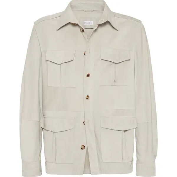 Brunello Cucinelli Unlined Safari Jacket - Rope