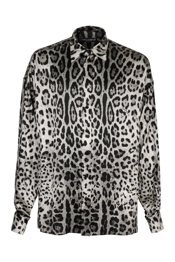 Dolce & Gabbana Printed Silk Shirt - Multicolor