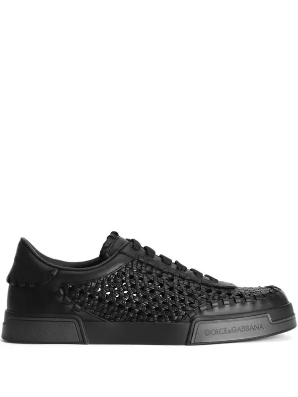 Dolce & Gabbana Portofino Yatch Leather Loafers - Black
