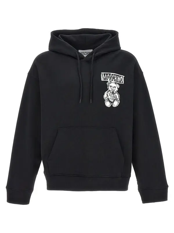 Moschino Printed Cotton Hoodie
