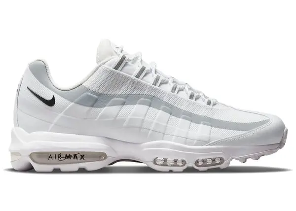 Nike Air Max 95 Ultra Reflective Sneakers - White/black/wolf Grey