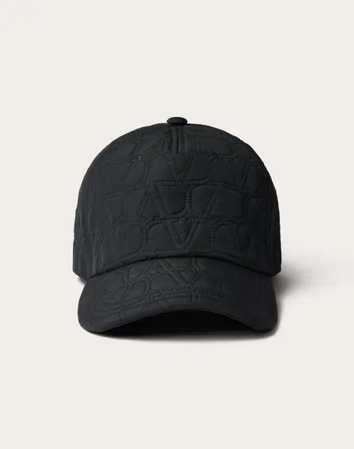 Valentino Garavani Baseball Hat In Quilted Toile In Navy - 40% Off ...