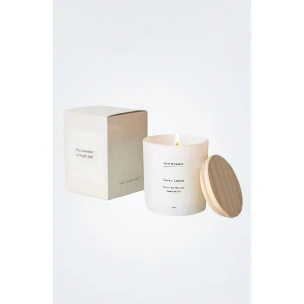 LIZUSH Scented Candlebig Glass Jar - None