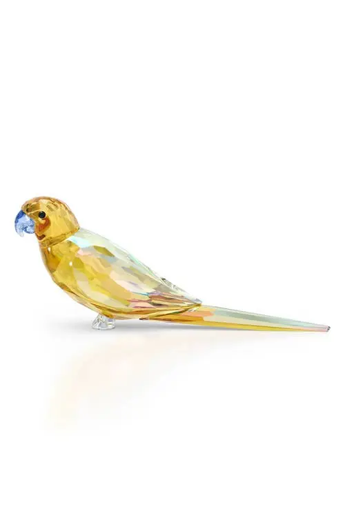 SWAROVSKI Jungle Beats Crystal Parakeet - Yellow