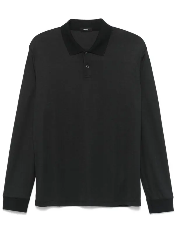 Theory Goris Polo Shirt - Black
