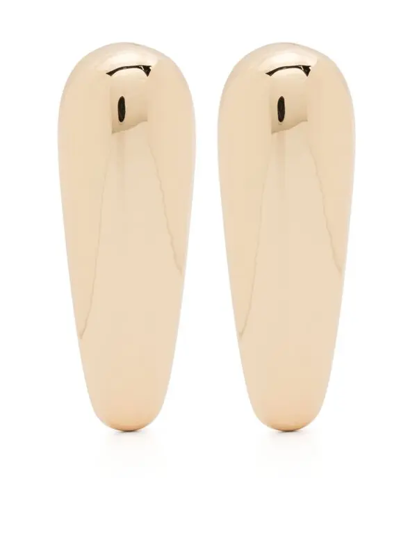 SELF-PORTRAIT Bar Earrings - Gold