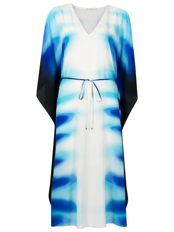 LENNY NIEMEYER Graphic-print Silk Dress