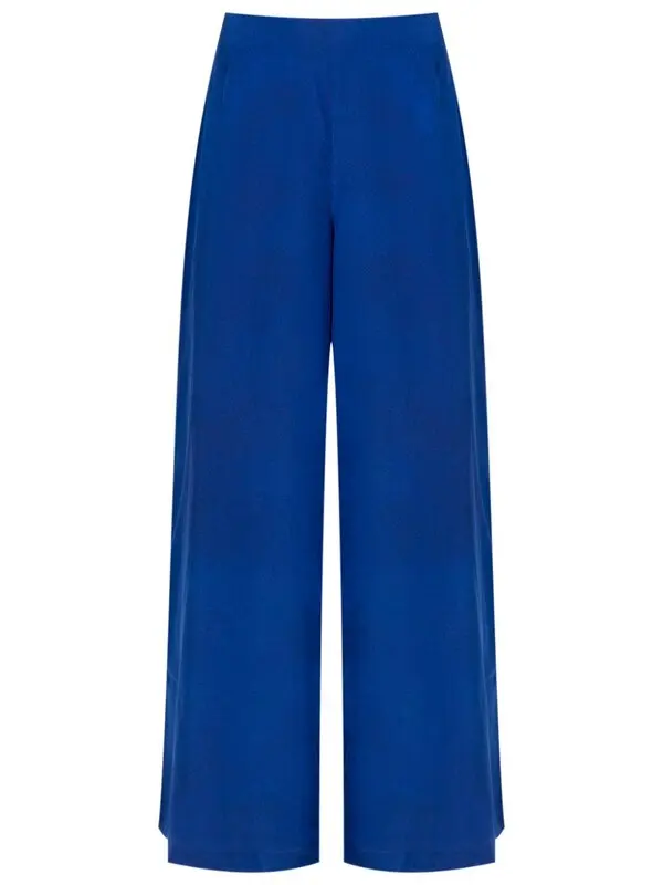 LENNY NIEMEYER Clean Silk Trousers - Blue