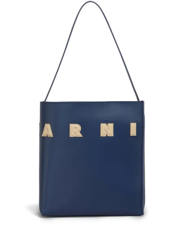 Marni Small Museo Tote Bag - Blue