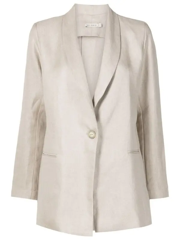 LENNY NIEMEYER Single-breasted Linen Blazer