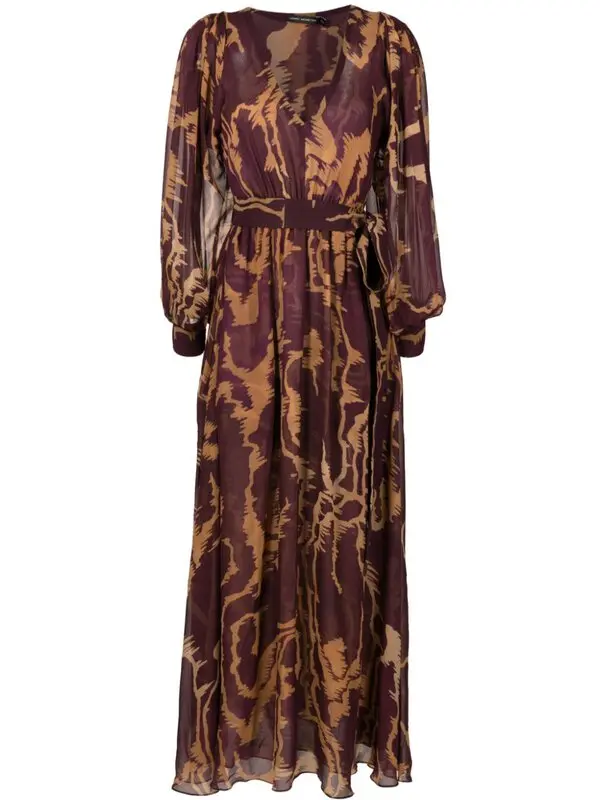 LENNY NIEMEYER Abstract-print Silk Dress