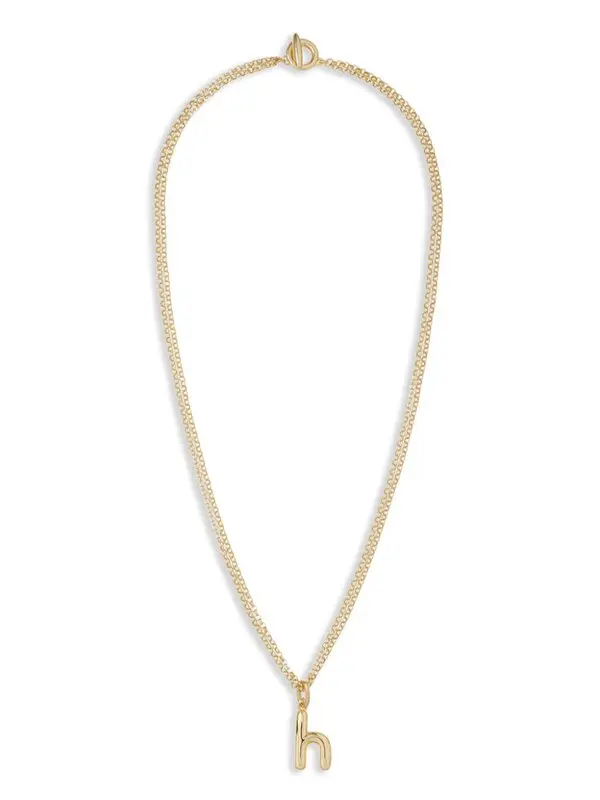 ROXANNE ASSOULIN The Puffy Initial Necklace - Gold