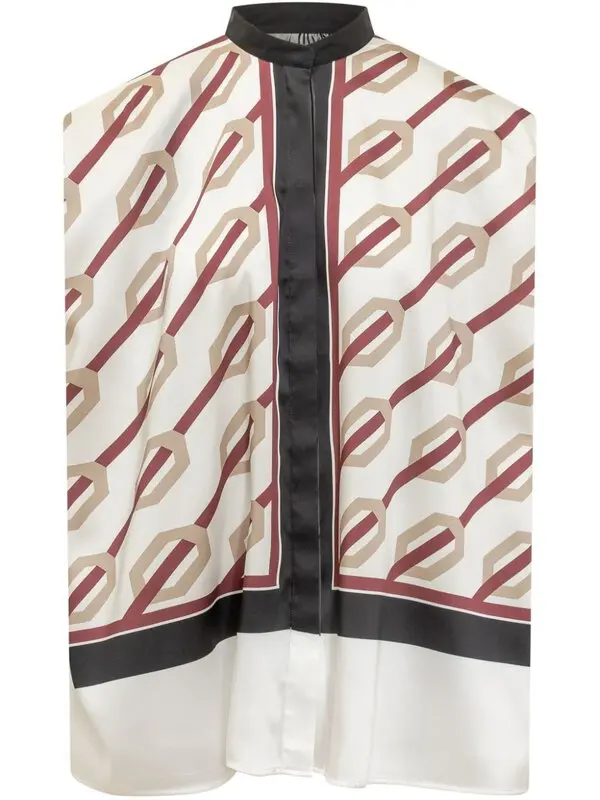 CALCATERRA Vunica-print Blouse
