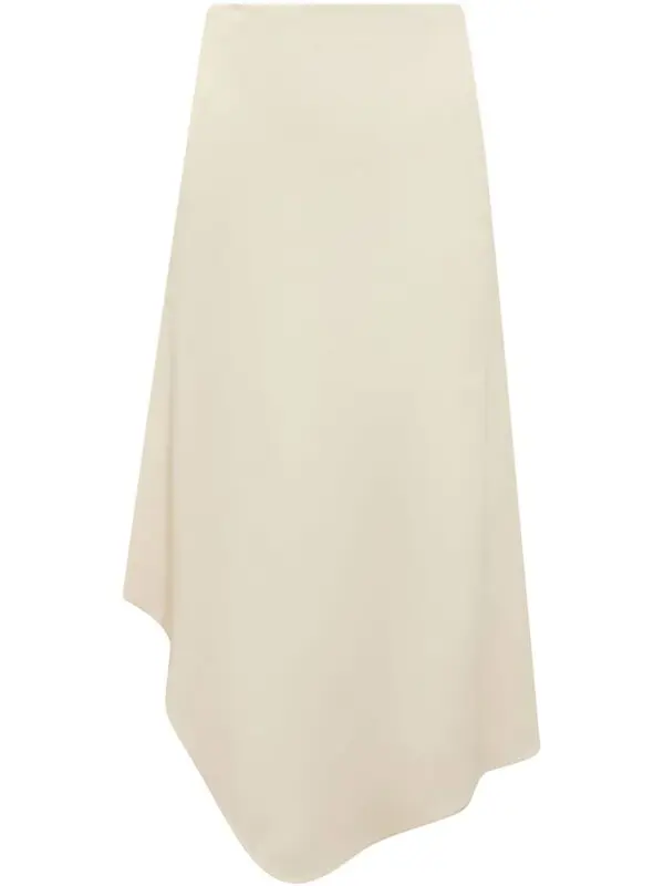 CALCATERRA Wave Midi Skirt - Neutrals
