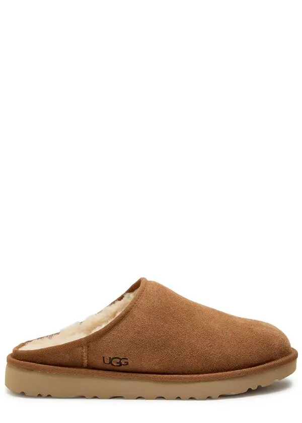 UGG Classic Suede Slippers - Brown