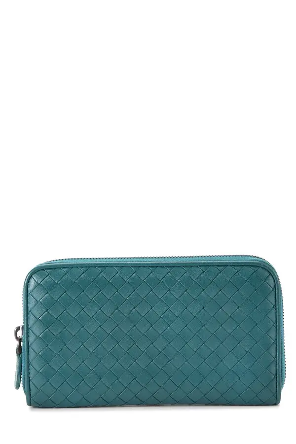 Bottega Veneta Intrecciato Zip Around Wallet