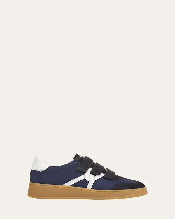 Veronica Beard Reagan Low-top Sneakers - Deep Blue/coconut