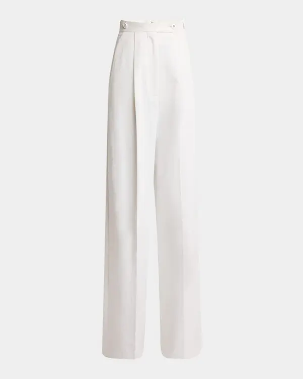 Givenchy Pleated Wide-leg Trousers