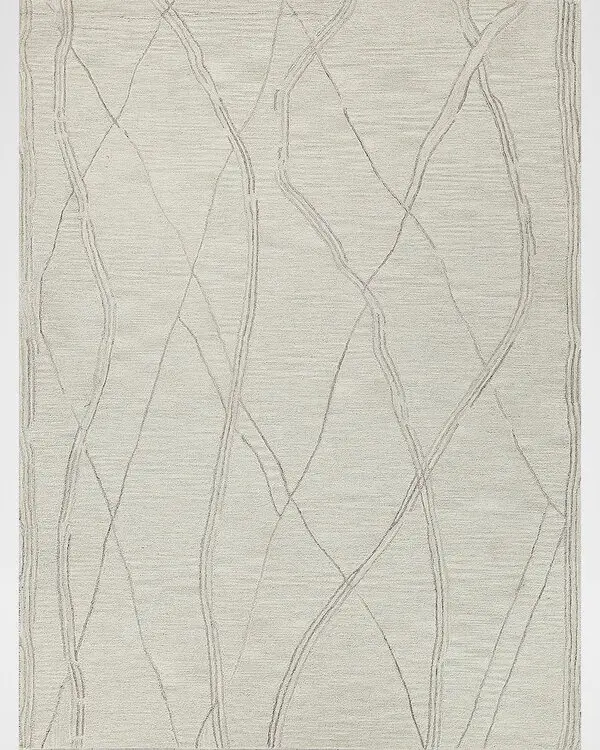 EXQUISITE RUGS Tangiers Hand-tufted Rug, 8' X 10 - Ivory/beige