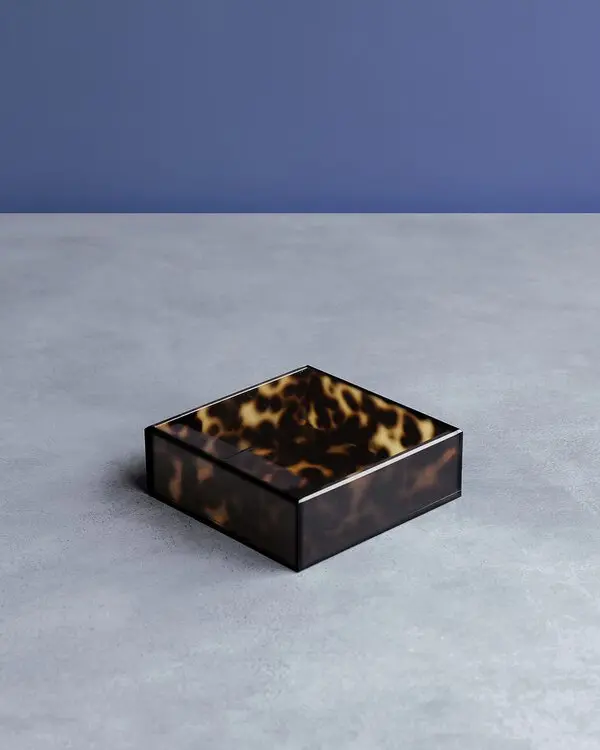 BEATRIZ BALL Vida Acrylic Beverage Napkin Holder - Tortoise