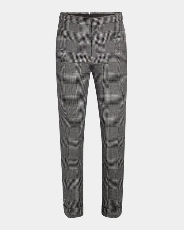 TOM FORD Dyllan Glen Check Trousers