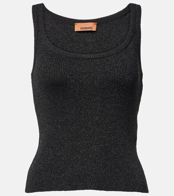 Missoni Lamé Tank Top - Black
