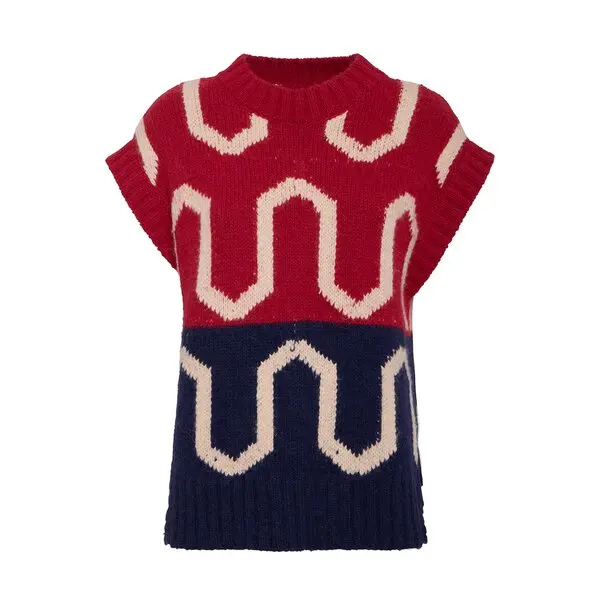 La DoubleJ Comber Gilet - Bordeaux
