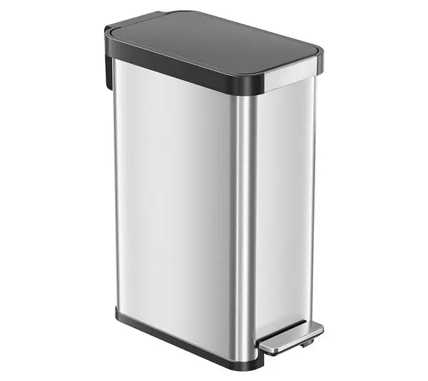 ITOUCHLESS Softstep 13.2 Gal Slim Step Kitchen Rash Can 50l