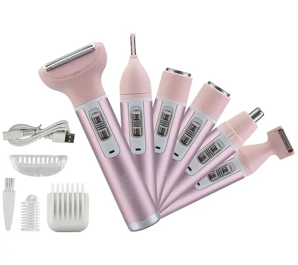 BLUSHLY 6-in-1 Rechargable Hair Trimmer