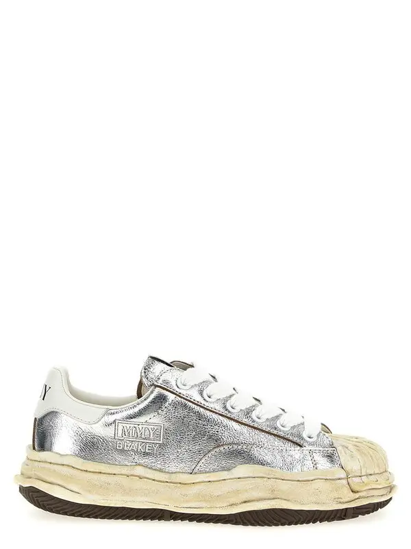 Mihara Yasuhiro Blakey Metallic Sneakers - Silver