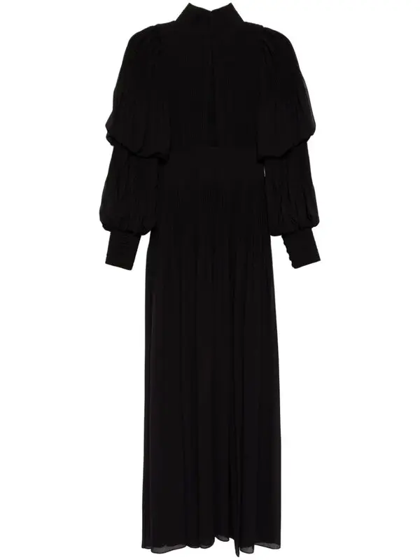 SAIID KOBEISY Pleated Midi Dress