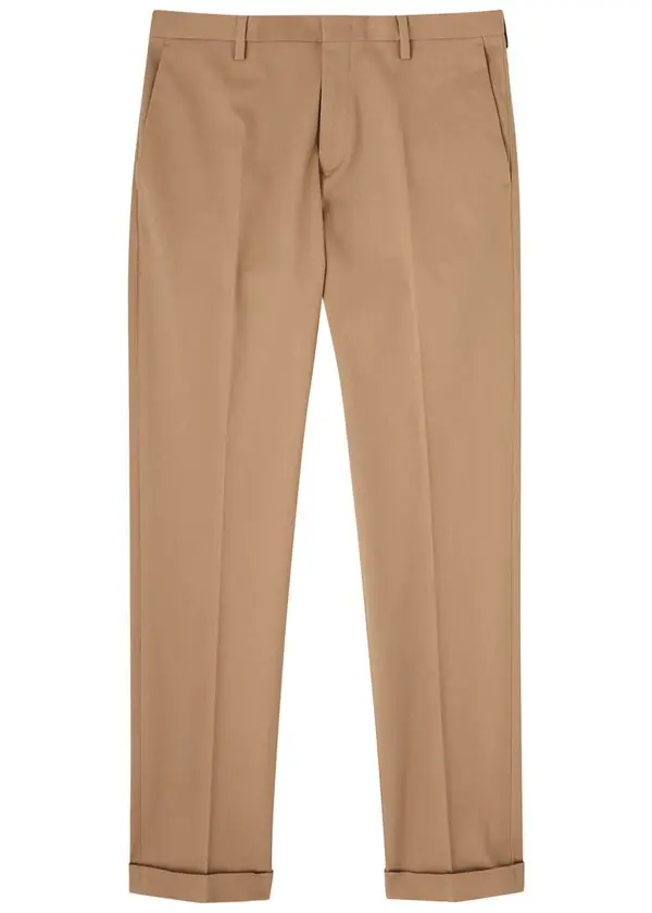 Paul Smith Slim-leg Stretch-cotton Trousers