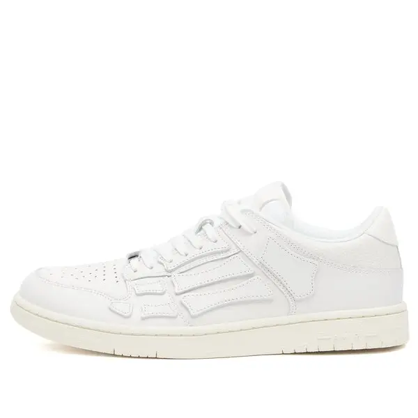Amiri Skel Low Top Sneakers - White/white/vintage