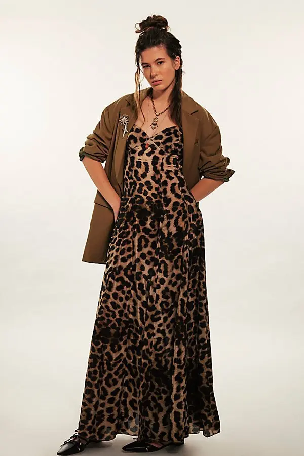 Leslie Amon Timeless Maxi Dress - Leopard | Editorialist