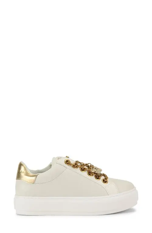 Kurt Geiger Laney Chain & Charm Leather Sneakers