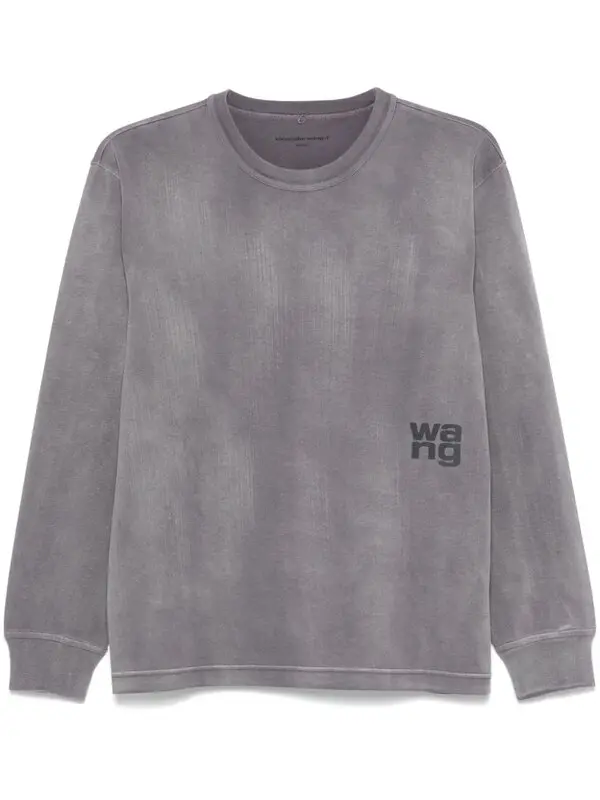 Alexander Wang Logo T-shirt - Grey