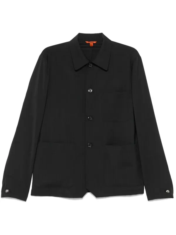 Barena Venezia Virgin-wool Shirt - Grey