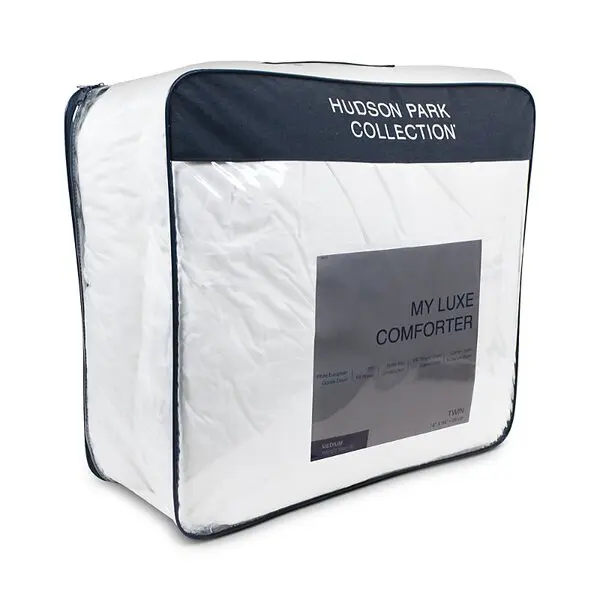HUDSON PARK COLLECTION My Luxe Asthma & Allergy Friendly Medium Weight Down Comforter, Twin Exclusive