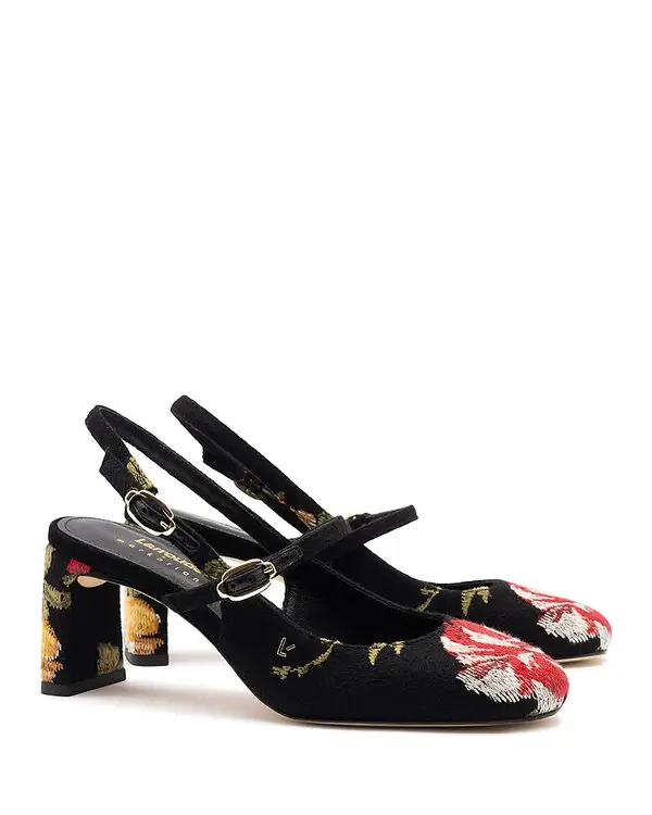 Larroude X Markarian Slingback Pumps