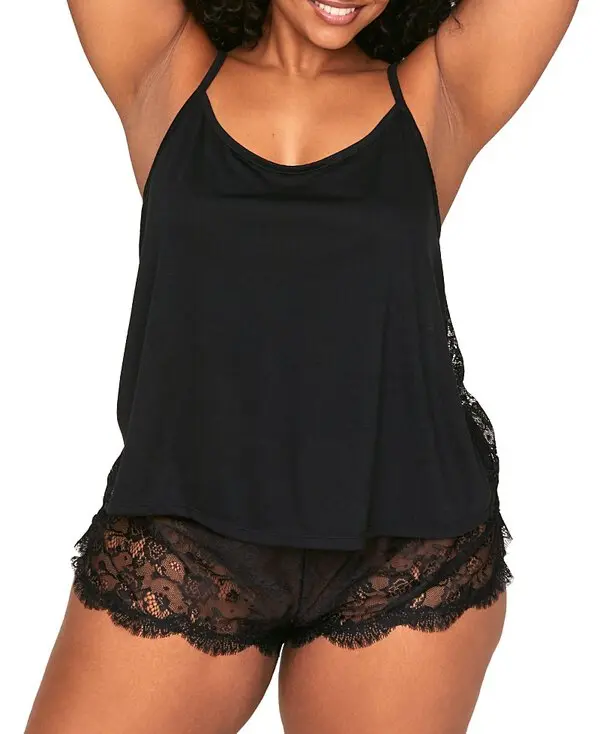 ADORE ME Reign Plus-size Cami & Short Set Lingerie - Black