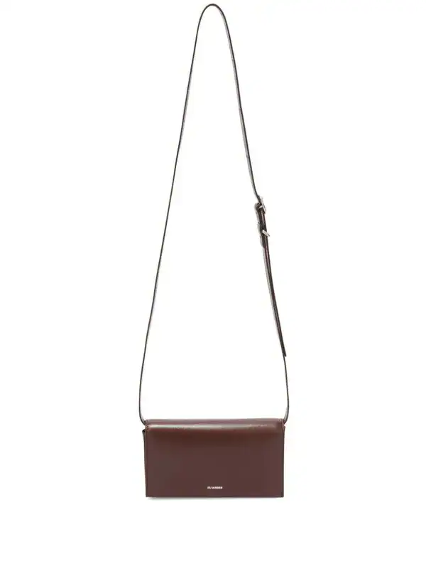 Jil Sander All-Day Crossbody Bag - Brown | Editorialist