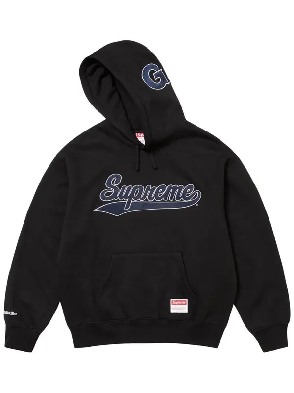 Supreme Mitchell & Ness Ncaa University Of Georgia Hoodie - Black