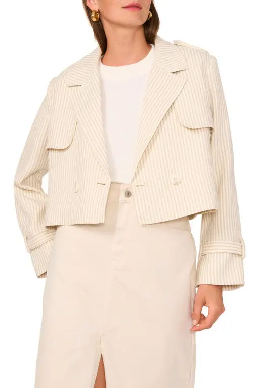 1.State Striped Crop Jacket