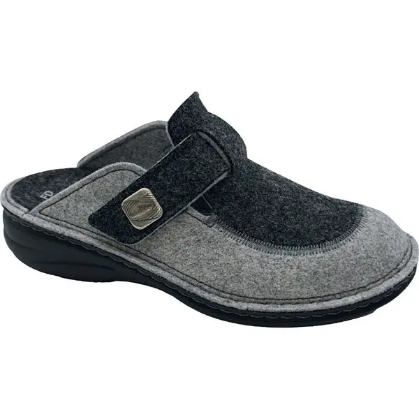 Finn Comfort Antholz Wool Clog - Anthracite