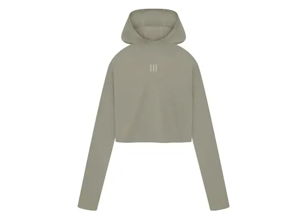 Fear Of God Athletics Base Layer Crop Hoodie - Clay